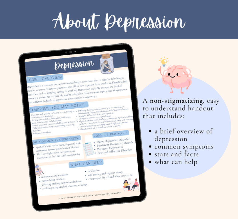 About Depression | Digital Download – Rachel Tenny