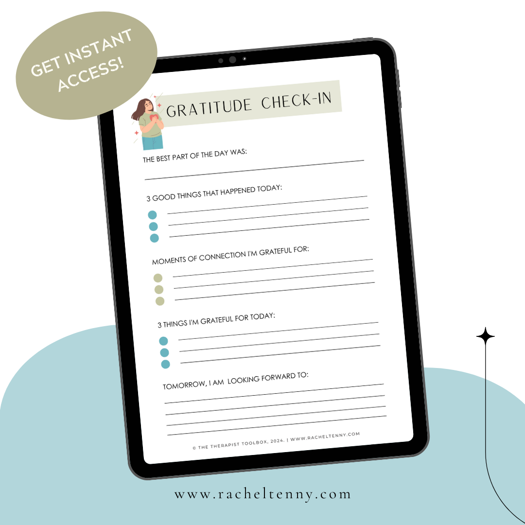 Gratitude Check-In | Digital Download – Rachel Tenny