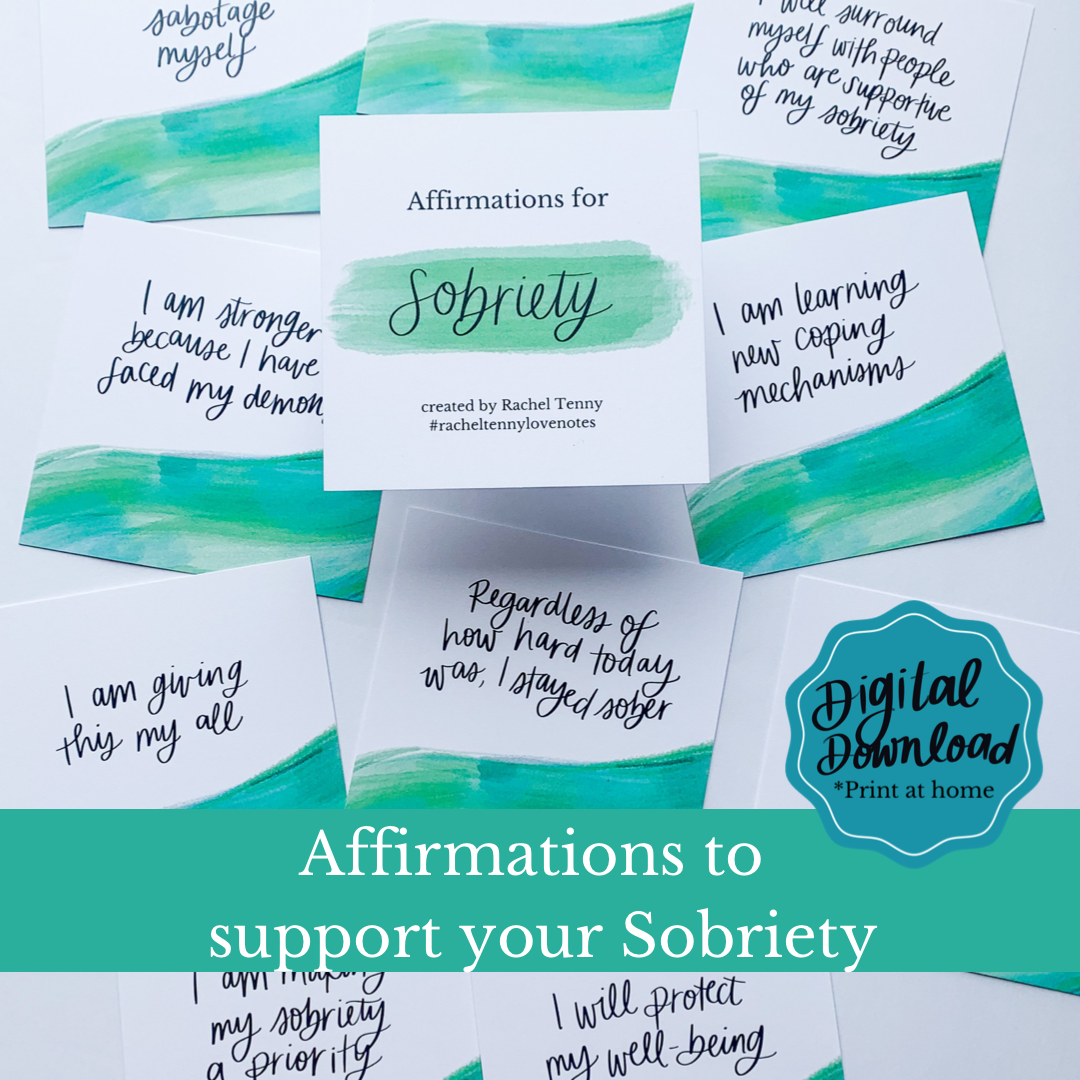 Affirmations for Sobriety | Digital Download – Rachel Tenny