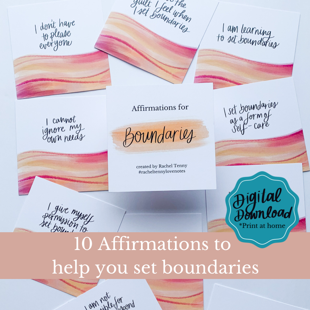 Affirmations for Boundaries | Digital Download – Rachel Tenny