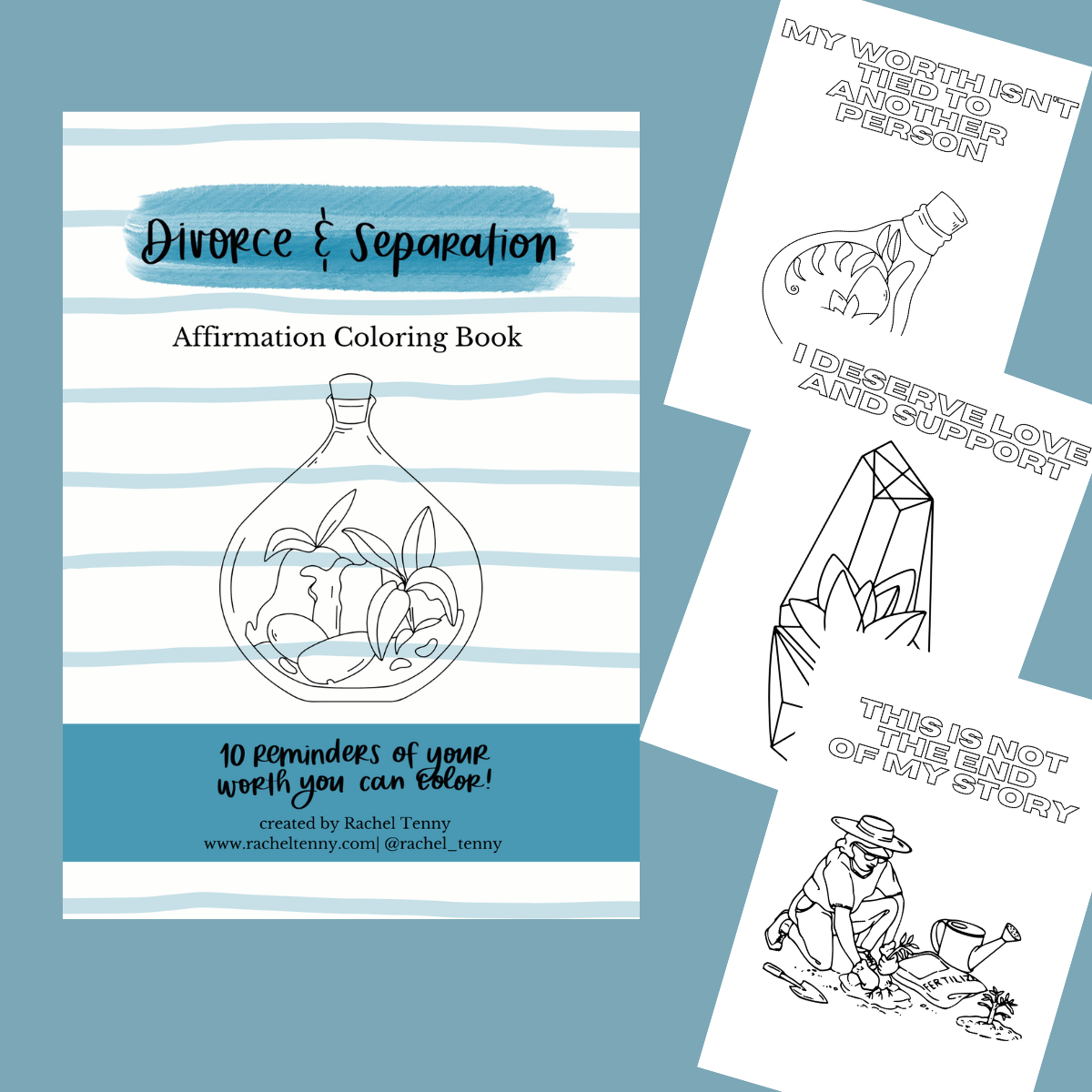 divorce coloring pages