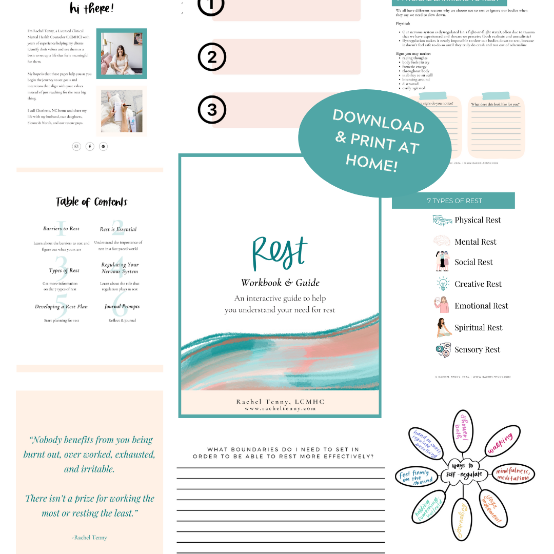 Rest Workbook & Guide | Digital Download – Rachel Tenny