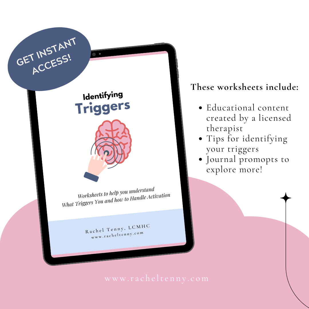 Identifying Triggers Worksheets | Digital Download – Rachel Tenny