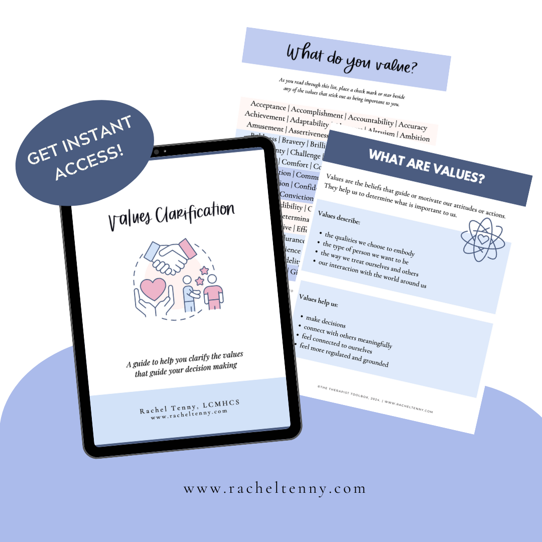 Values Clarification Workbook | Digital Download – Rachel Tenny