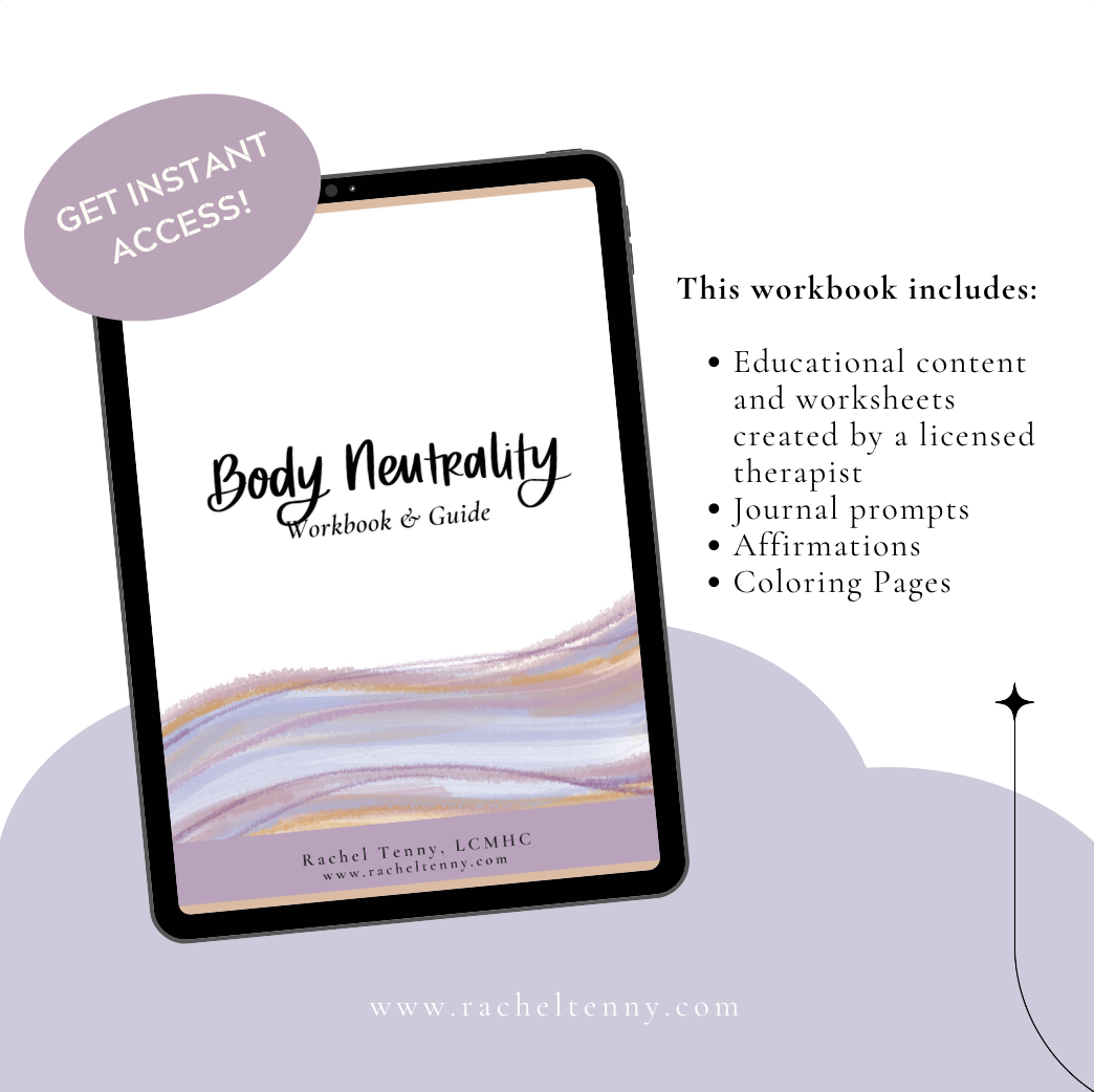 Digital Download- Body Neutrality Workbook – Rachel Tenny