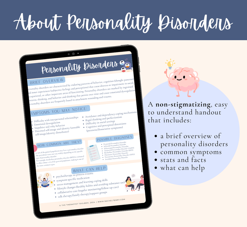 About Personality Disorders | Digital Download – Rachel Tenny