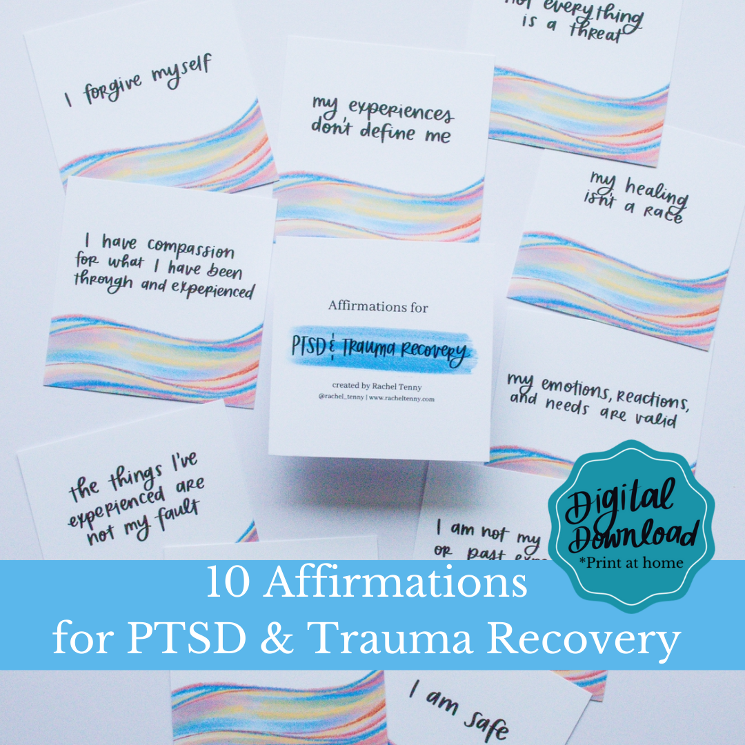 Affirmations for PTSD & Trauma Recovery | Digital Download – Rachel Tenny