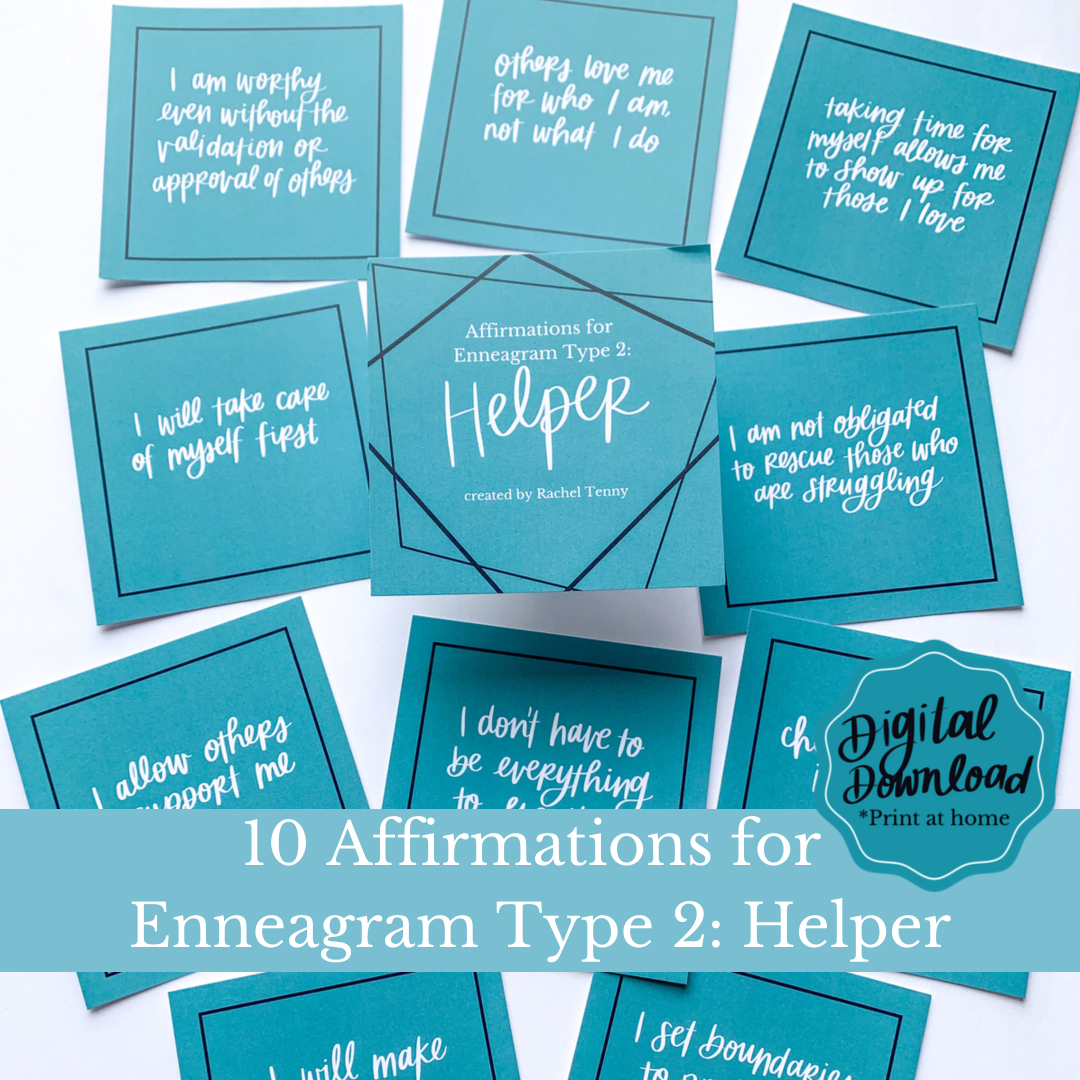 Digital Download - Enneagram Affirmation Type 2: Helper – Rachel Tenny
