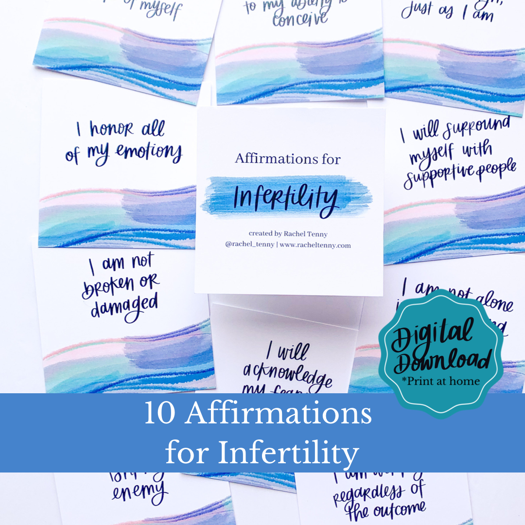 Affirmations for Infertility | Digital Download – Rachel Tenny